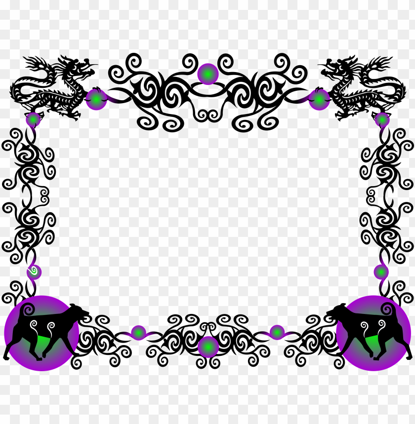 Free download | HD PNG this free icons png design of dog border PNG ...