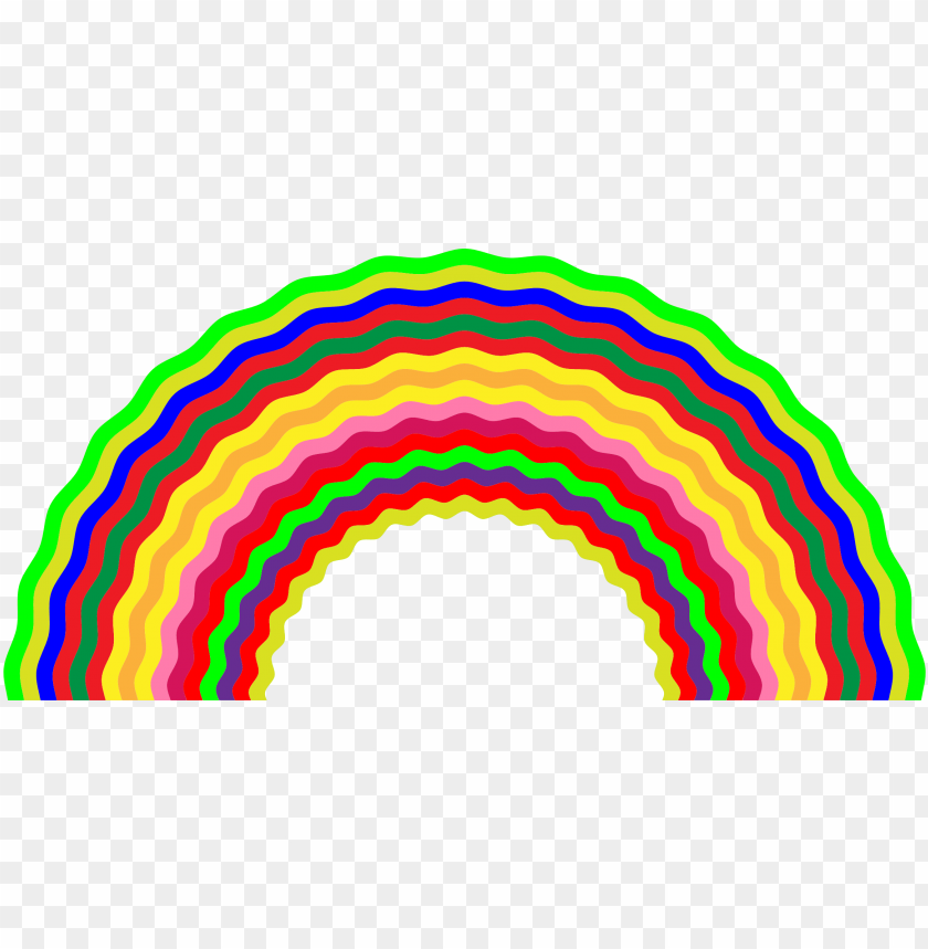 Free download | HD PNG this free icons png design of wavy rainbow PNG ...