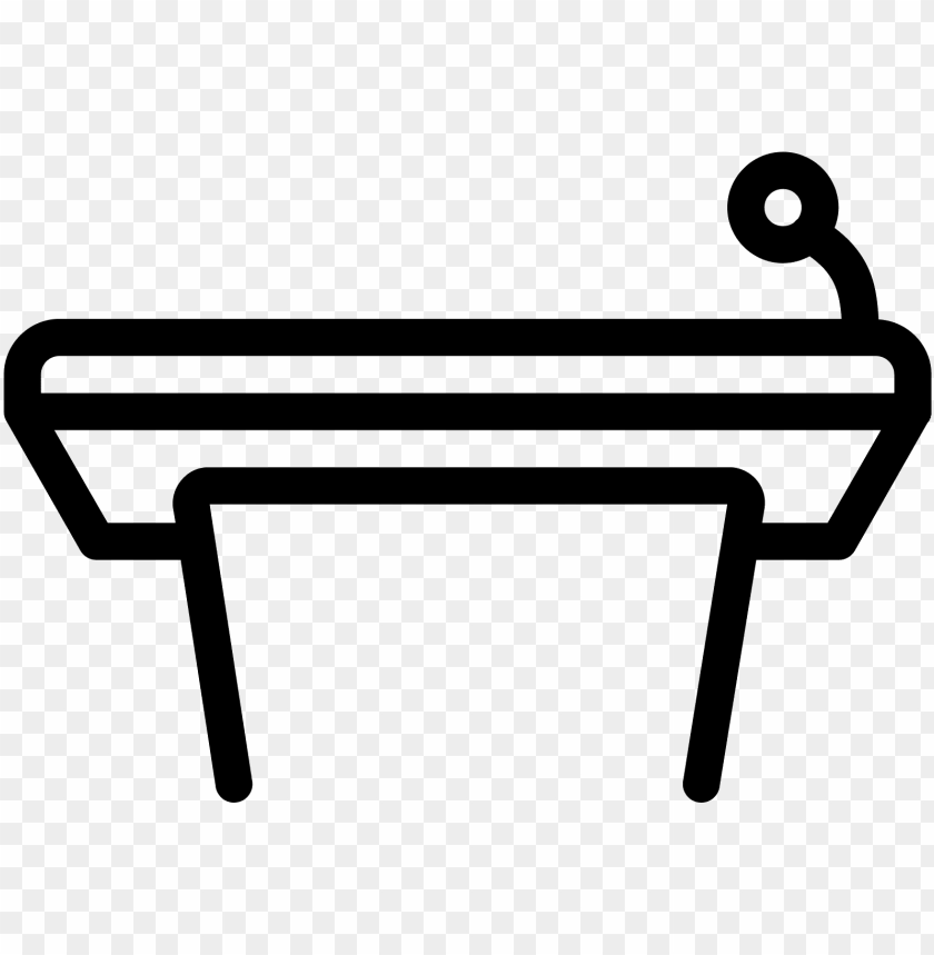 Free download | HD PNG this icon represents a podium without a speaker ...