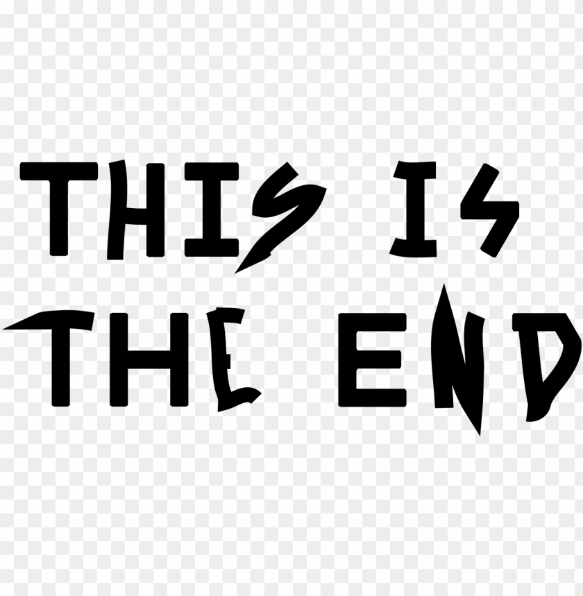 Free download | HD PNG this is the end mathematics PNG transparent with ...