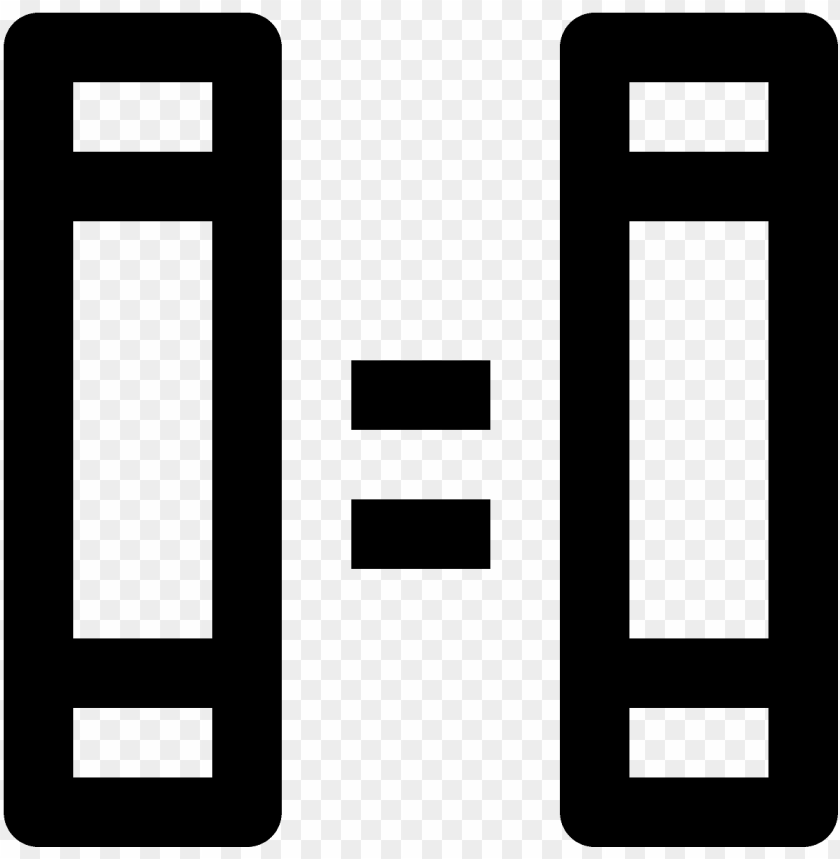 Free download | HD PNG this particular icon has two upright rectangle ...