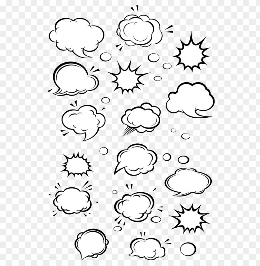 Free download | HD PNG thought bubble thinking speech outline blank PNG ...