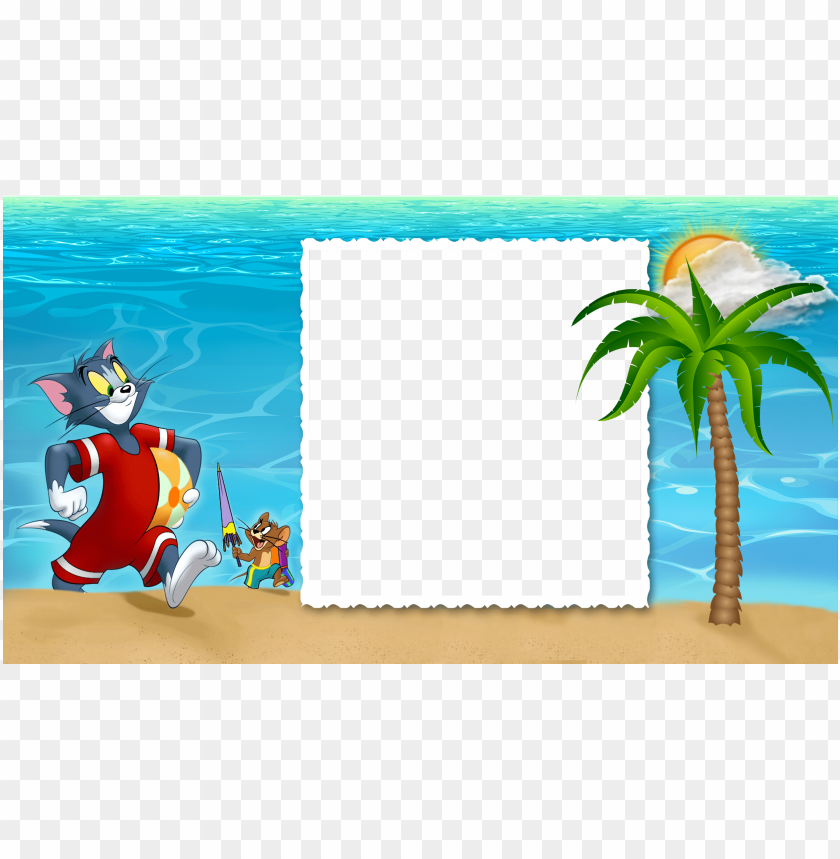 Free download | HD PNG tom and jerry summer png kids frame background ...