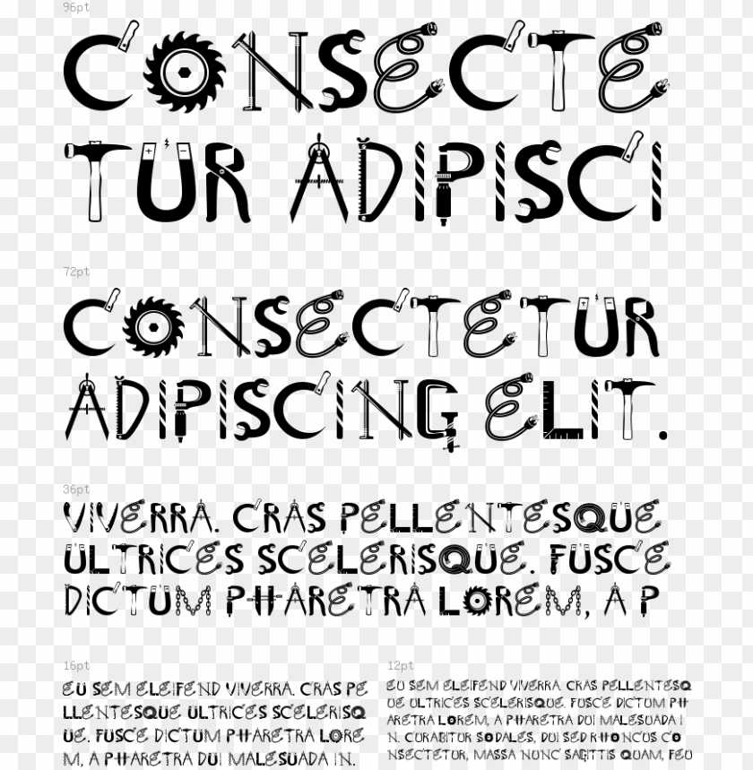 Free download | HD PNG tool shop font construction theme party ...