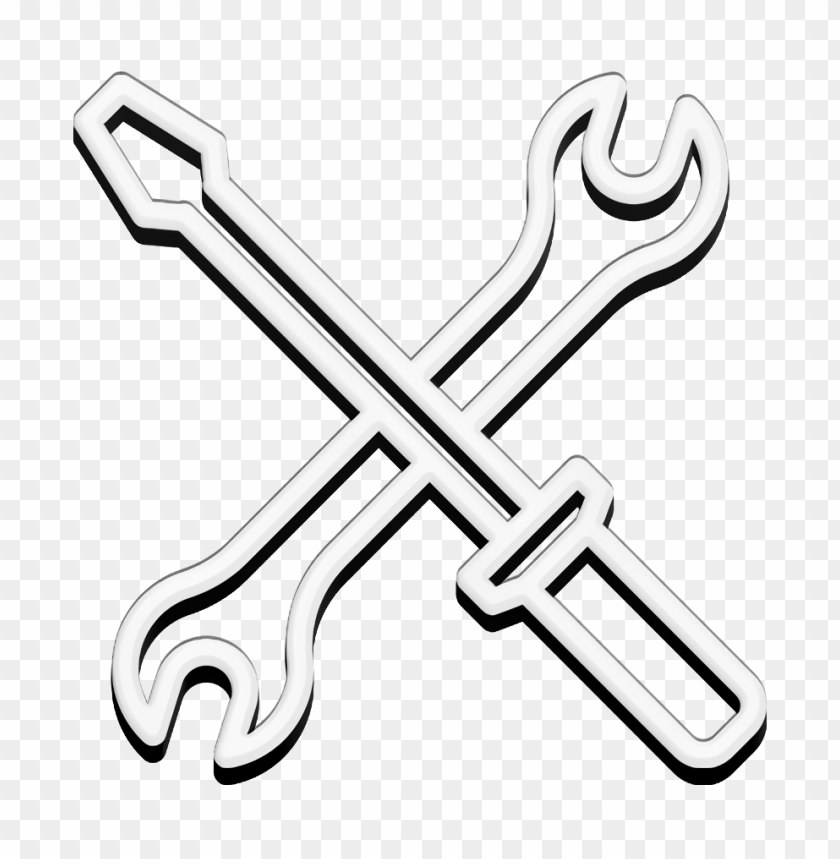 Tools White Icon Png Hd cutout PNG & clipart images | TOPpng