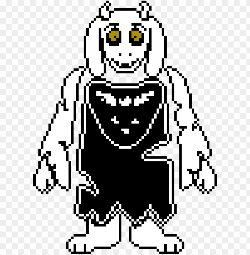 Free download | HD PNG toriel sprite png clipart black and white ...