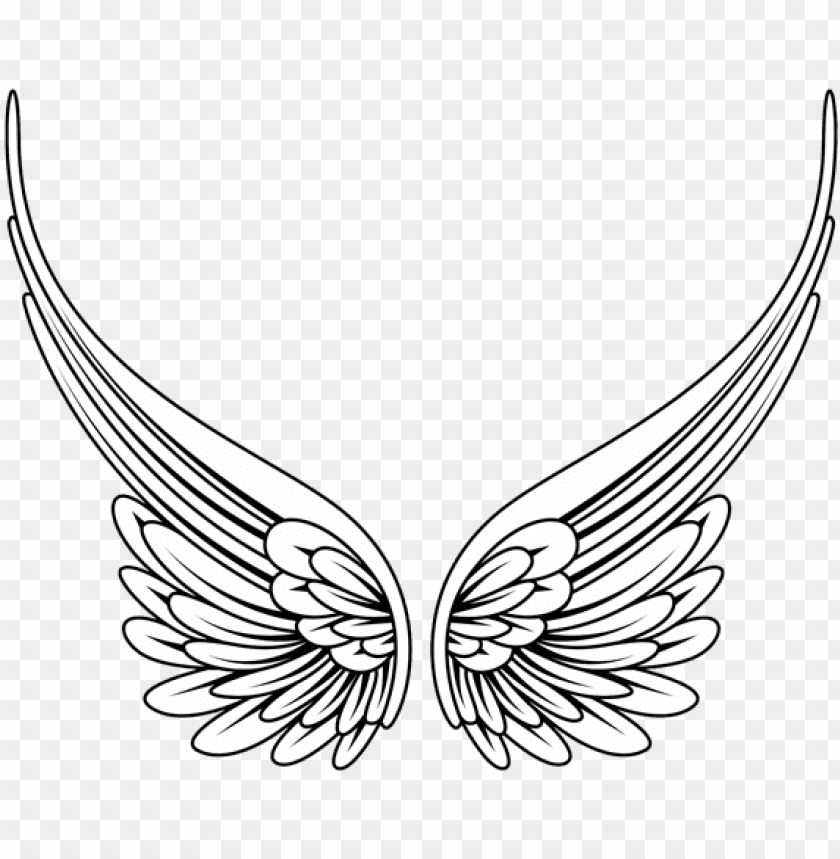 Free download | HD PNG traceable butterfly wings tribal angel wings ...