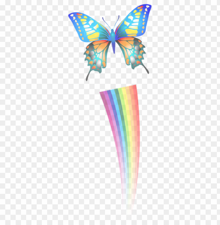 Free download | HD PNG transparent butterfly and rainbowpicture clipart ...