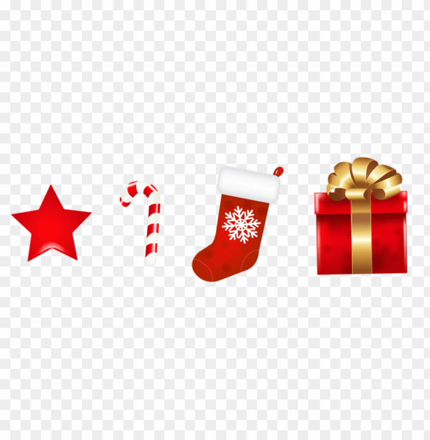 Free download | HD PNG transparent christmas deco set PNG Images 41261 ...