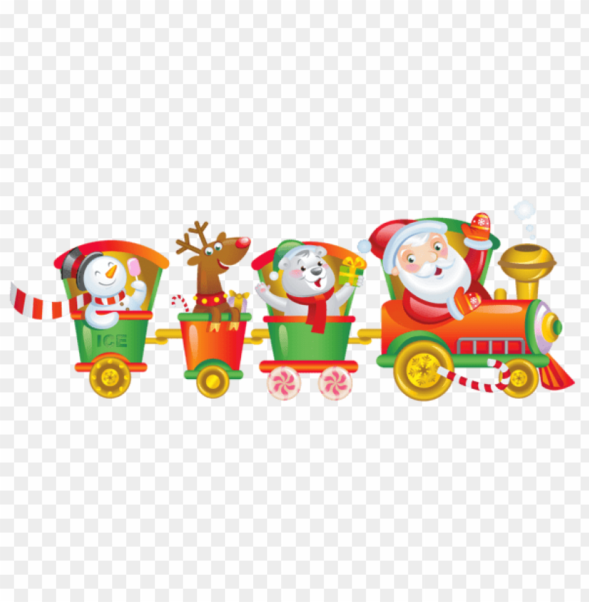Free download | HD PNG transparent christmas santa train PNG Images ...