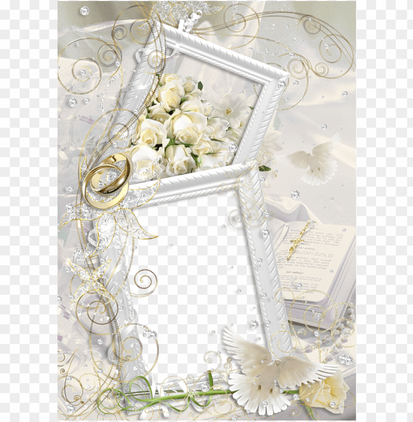 Free download | HD PNG transparent delicate nice wedding frame ...