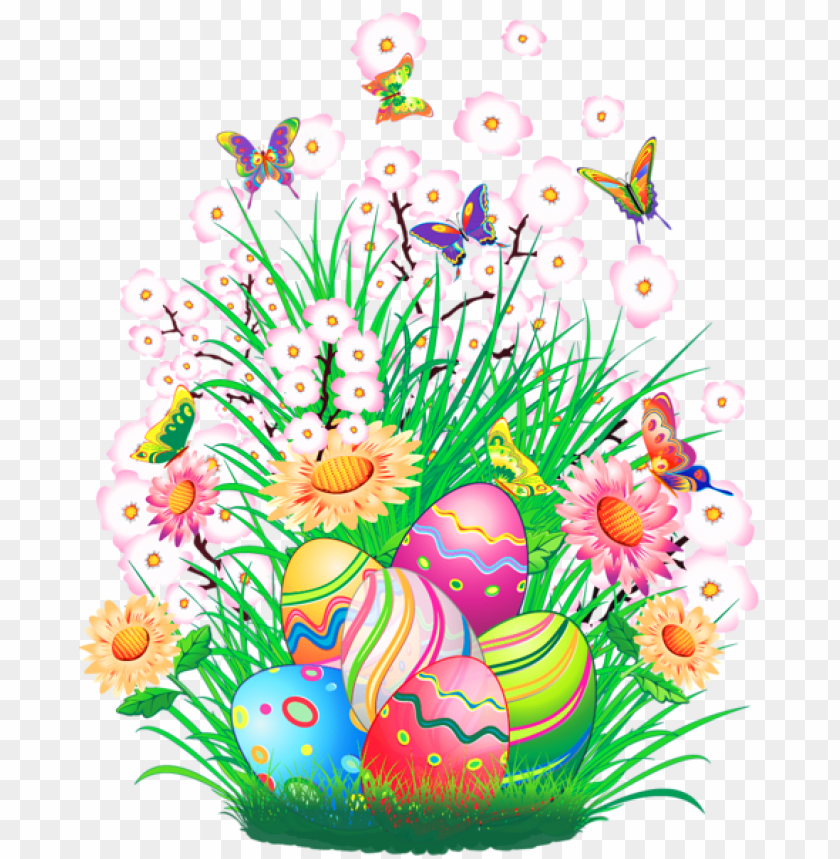 Free download | HD PNG transparent easter decor with eggs and ...
