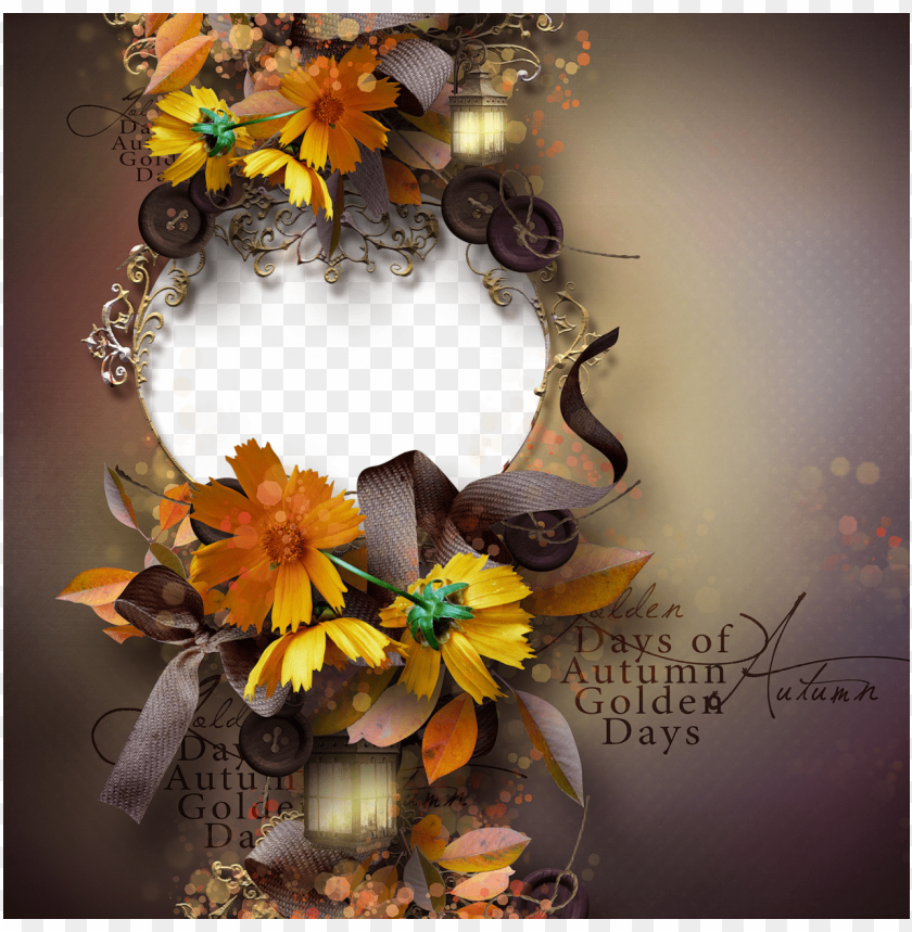 Free download | HD PNG transparent elegant autumnframe background best ...
