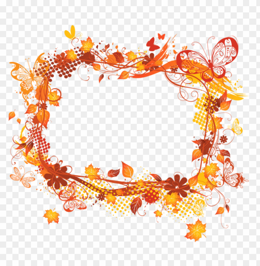 Free download | HD PNG transparent fall frame decor clipart png photo ...