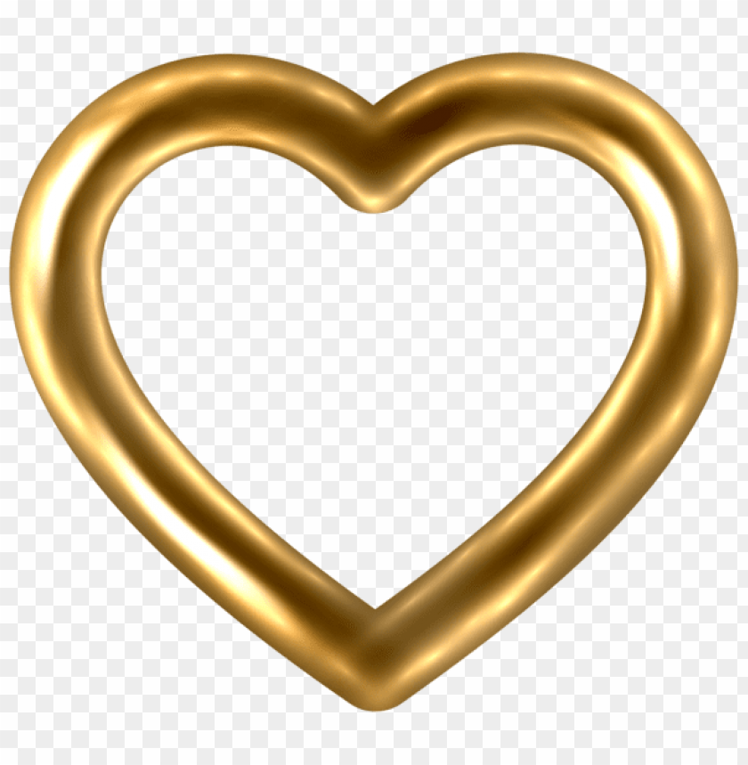 Free download | HD PNG transparent gold heart png - Free PNG Images ...