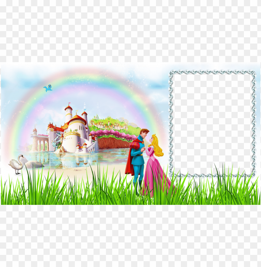 Free download | HD PNG transparent kids frame with prince and princess ...
