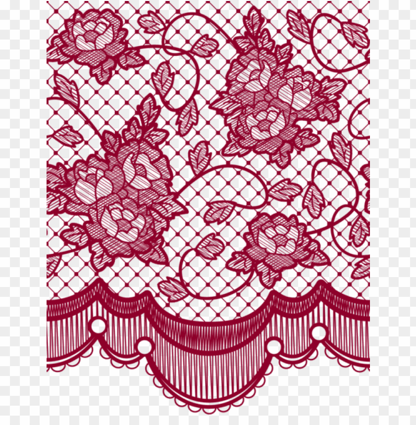 Free download | HD PNG transparent lace with roses decoration clipart ...