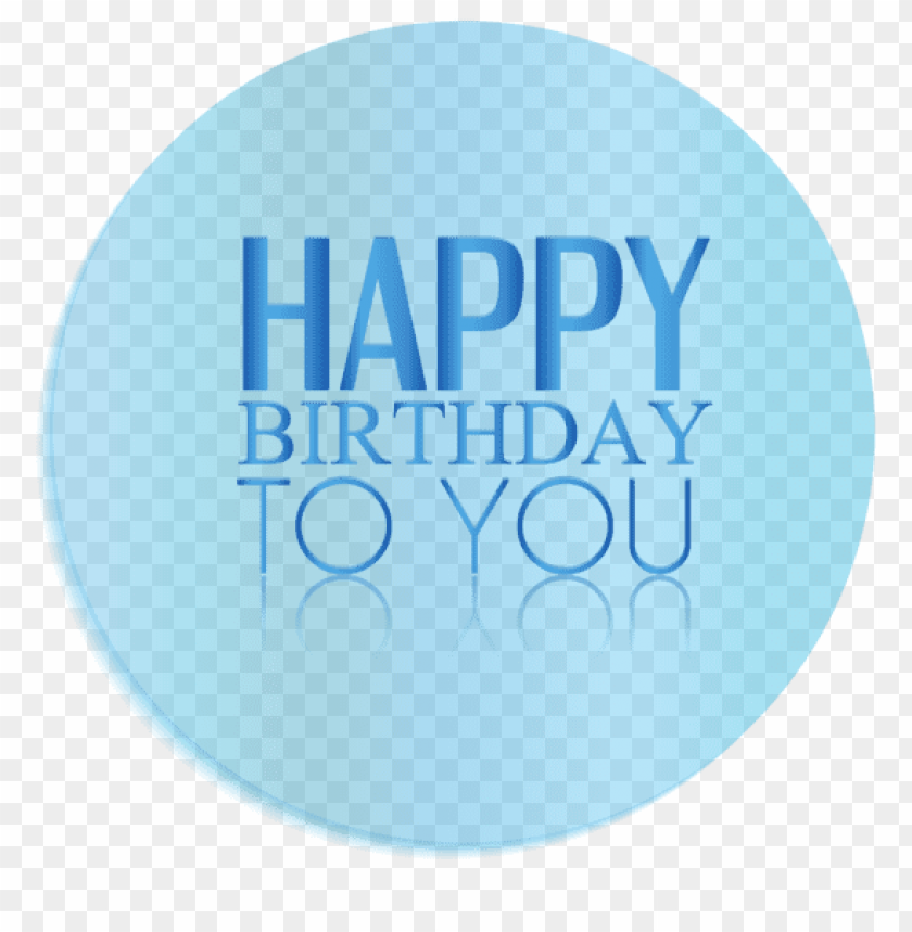 Free download | HD PNG minimalist happy birthday circle design png ...
