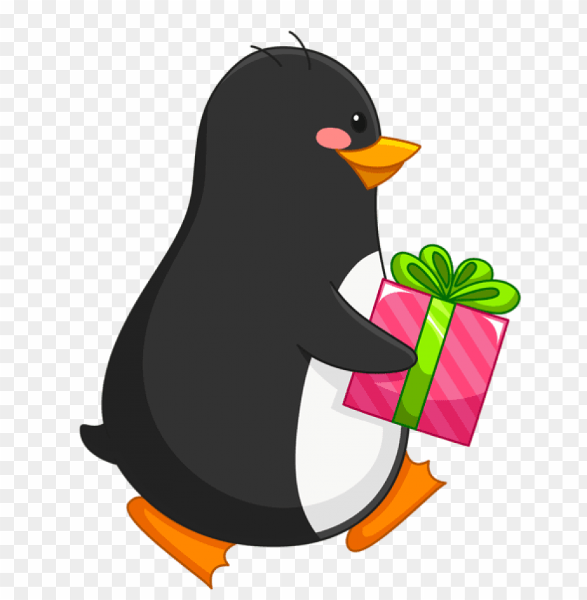 Free download | HD PNG transparent penguin with gift PNG Images 40774 ...
