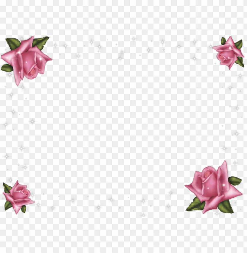 Free download | HD PNG transparent pink roses frame background best ...