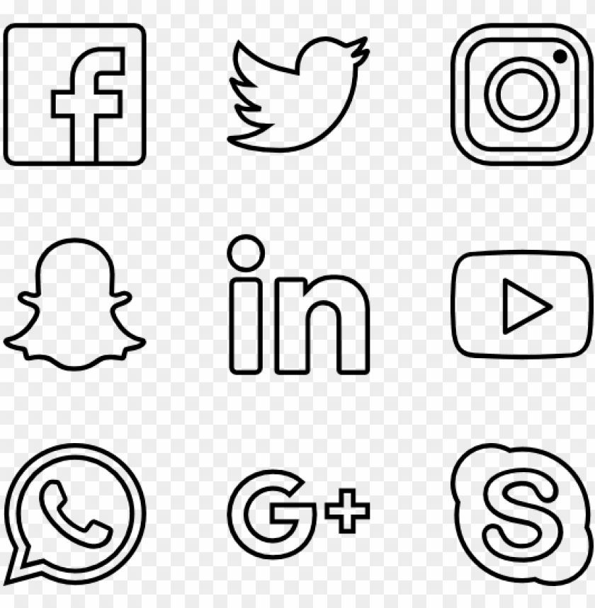 Free download | HD PNG transparent social media PNG transparent with ...