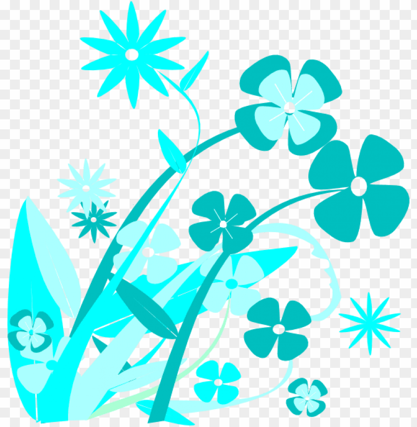 Free download | HD PNG transparent turquoise flowers PNG transparent ...