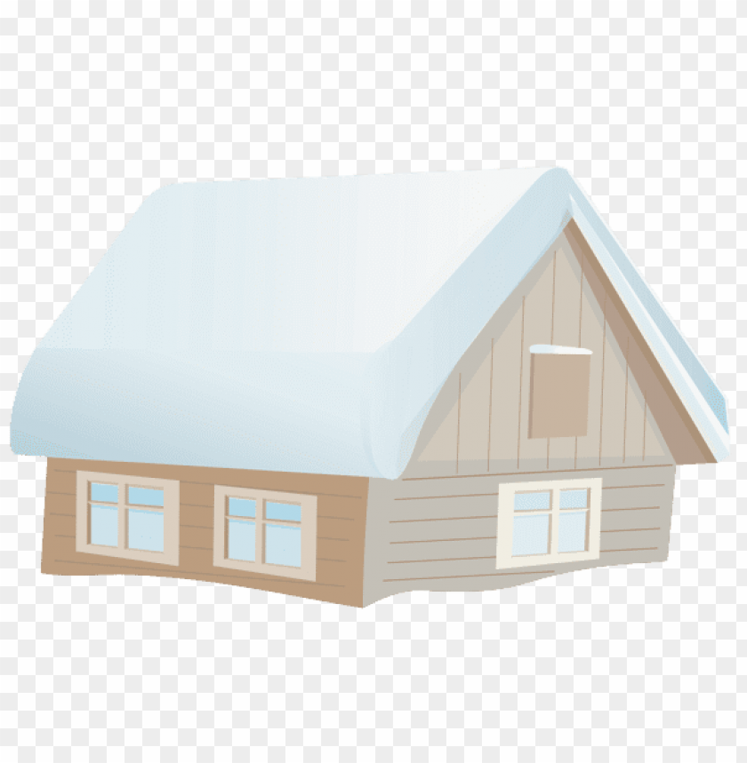 Free download | HD PNG transparent winter simple house PNG Images 42021 ...