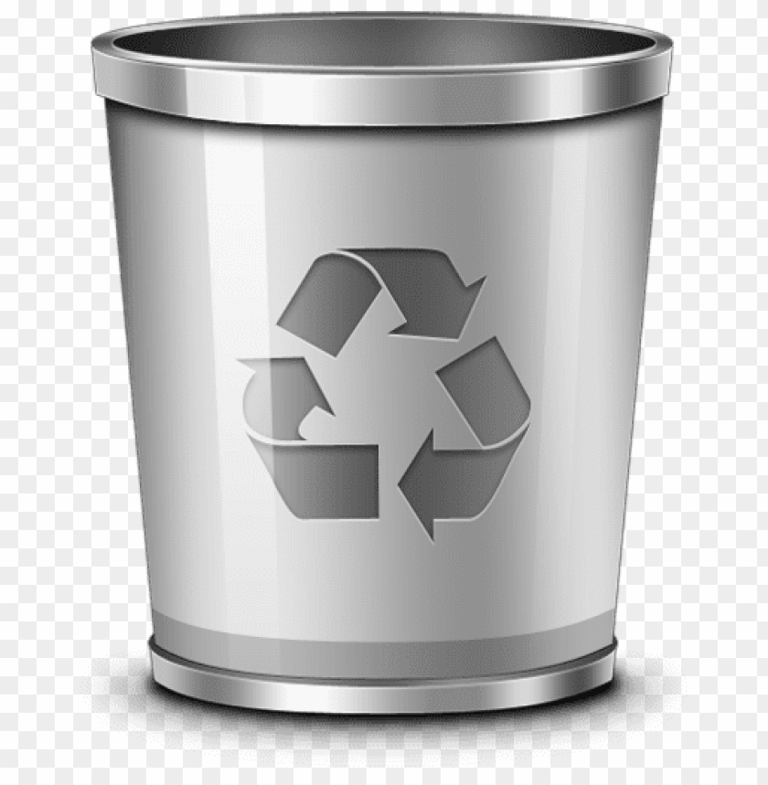 Free download | HD PNG silver recycle trash can vector illustration ...
