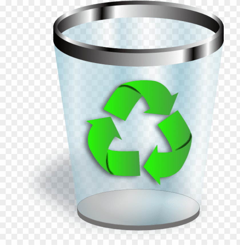 Free download | HD PNG recycling bin with green symbol png clipart png ...