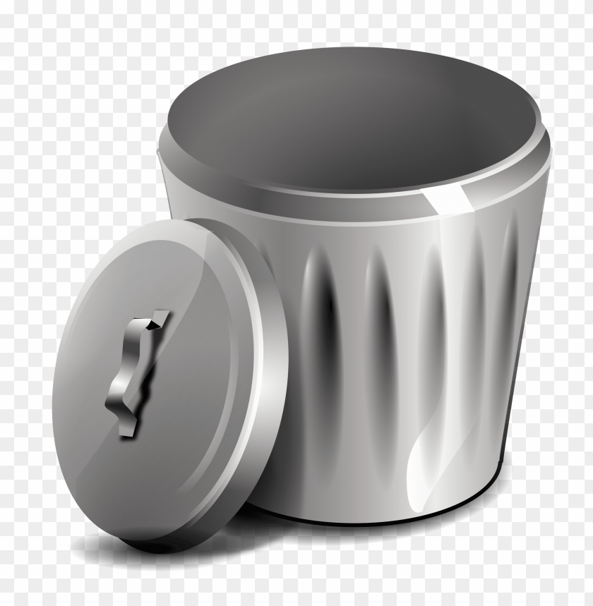 Free download | HD PNG metal garbage bin with open lid transparent ...