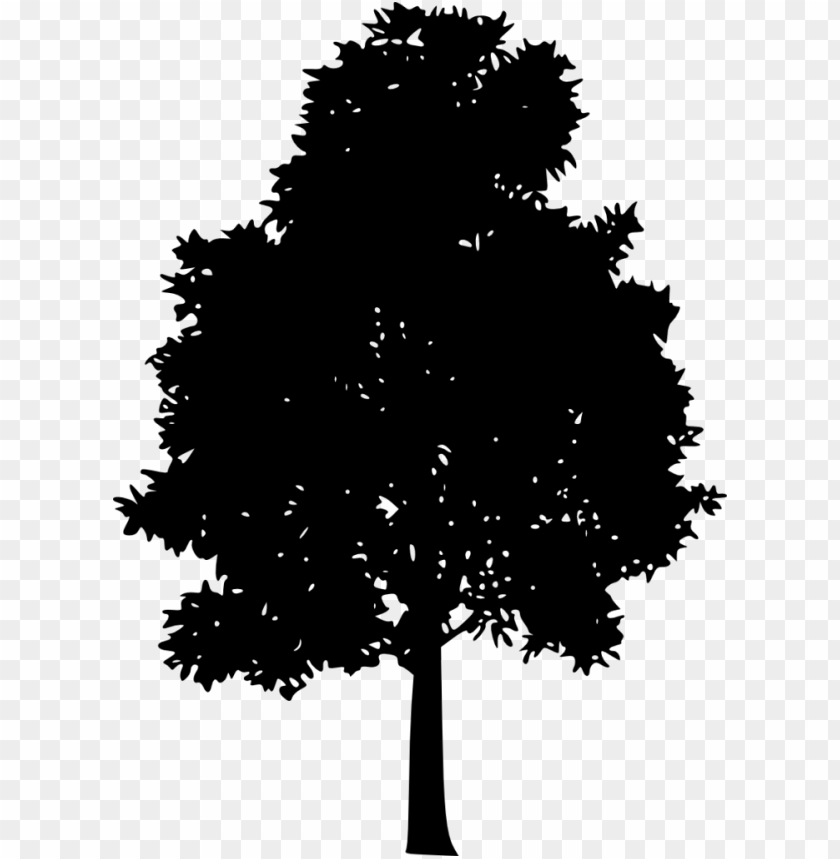 Free download | HD PNG Transparent silhouette of a tree with a round ...