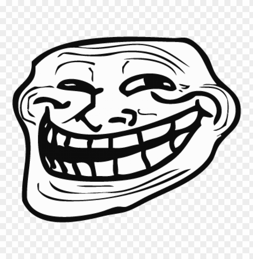 Free download | HD PNG troll face vector download free | TOPpng