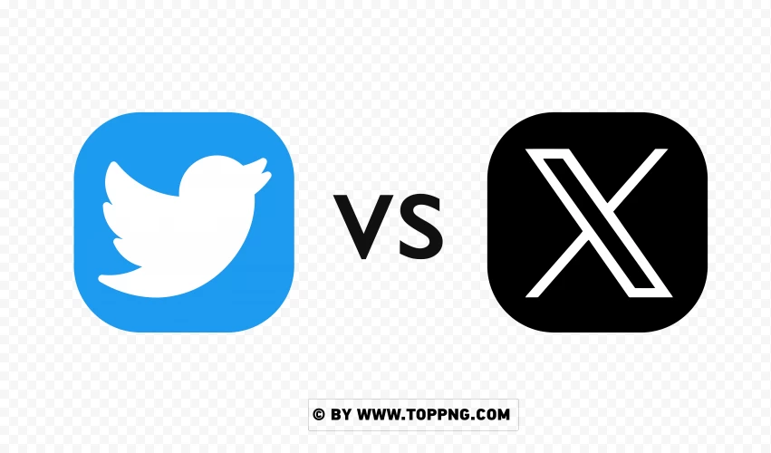 Free download | HD PNG twitter vs x logo black png - Image ID 490309 ...