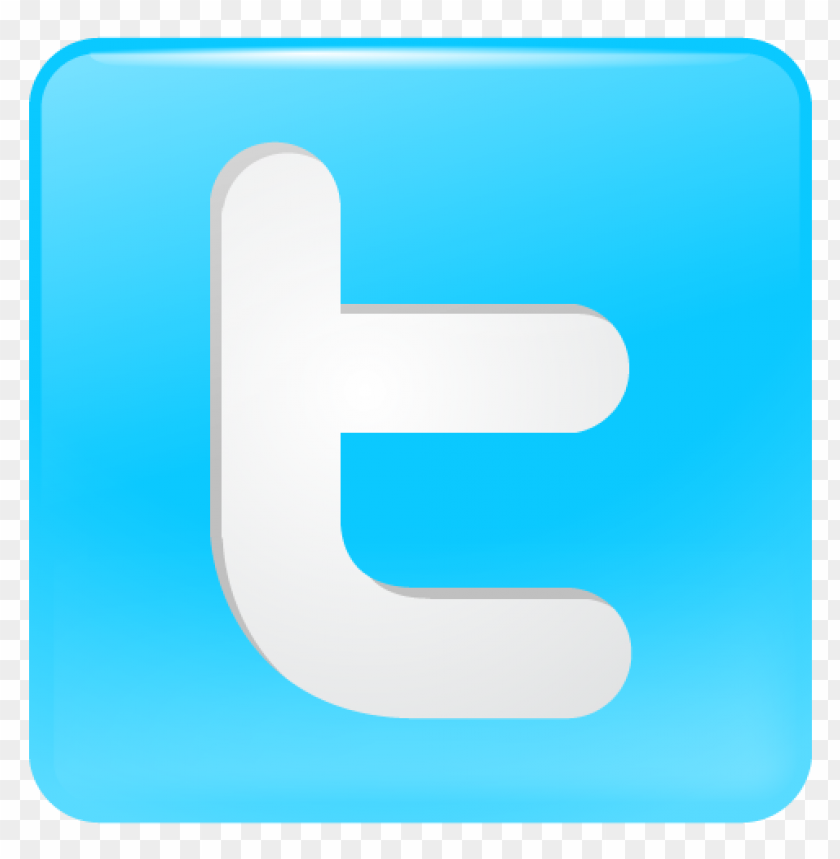 Free download | HD PNG twitter shiny sky blue logo png | TOPpng