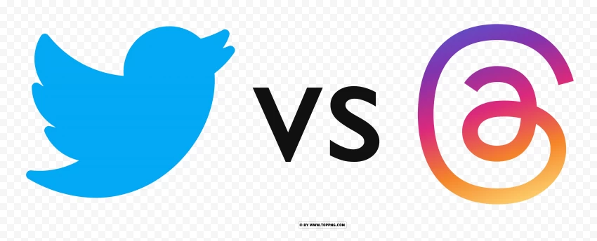 Free download | HD PNG twitter vs instagram threads logo png - Image ID ...