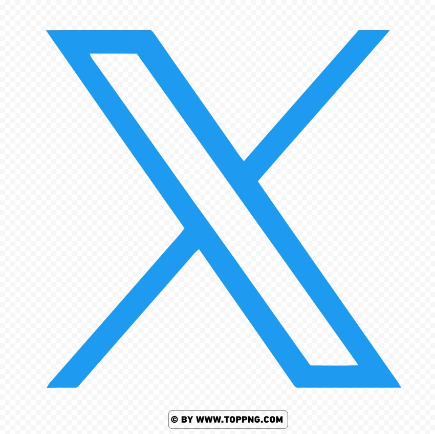Free download | HD PNG twitter x blue color png vector background ...