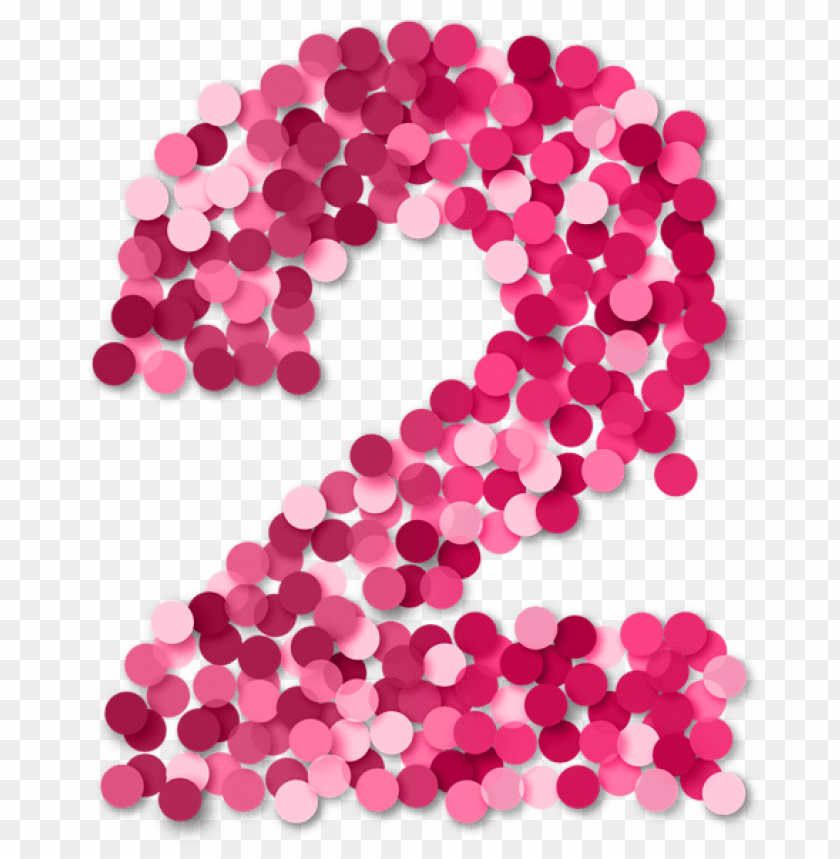 Free download | HD PNG two 2 number pink png clipart png photo - 48550 ...