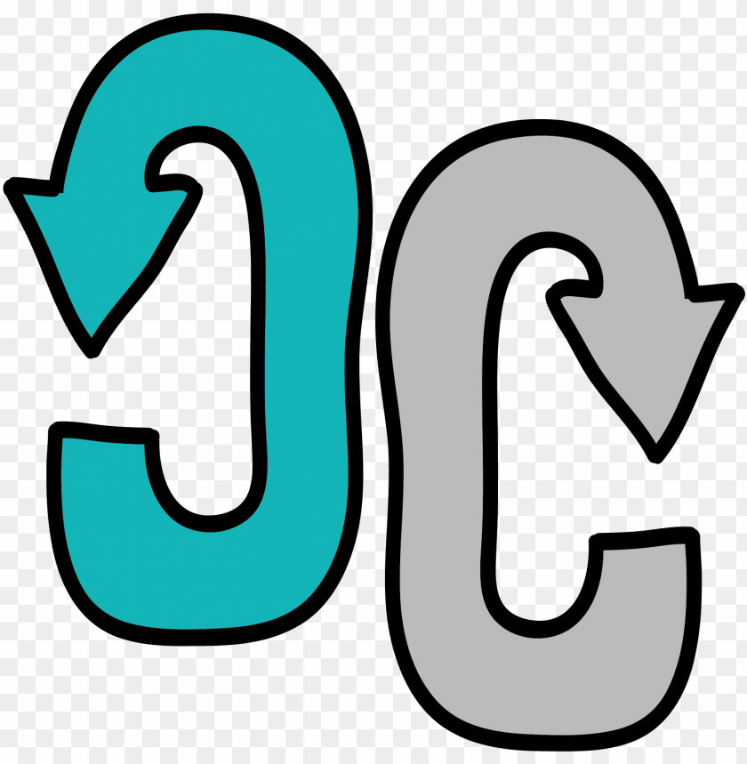 Free download | HD PNG two arrows different direction icon PNG ...