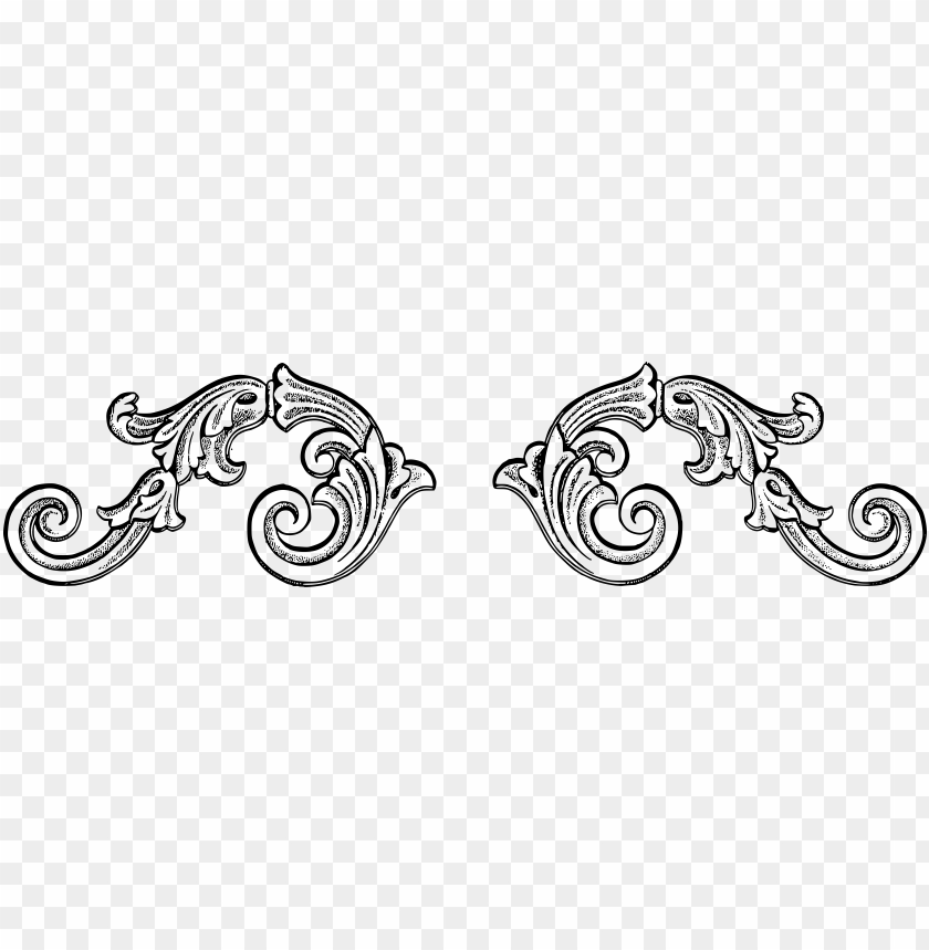 Free download | HD PNG typography vector flourishes flourish vintage ...