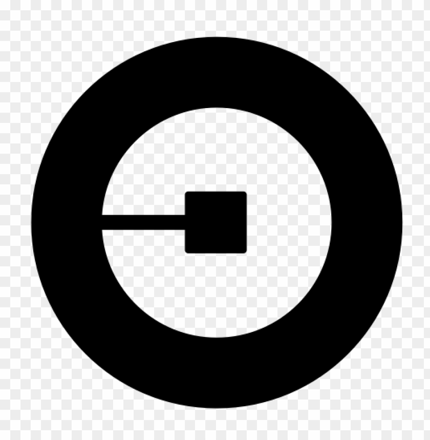 Free download | HD PNG black uber circular logo png | TOPpng