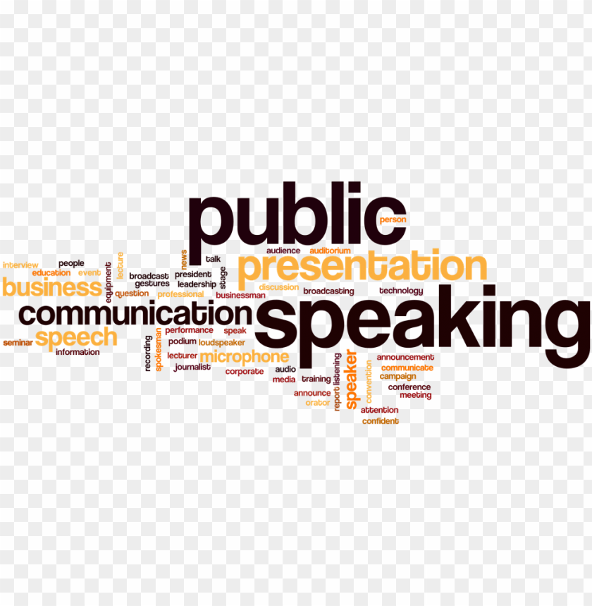 Free download | HD PNG ublic speaking art1 public speaking word cloud ...