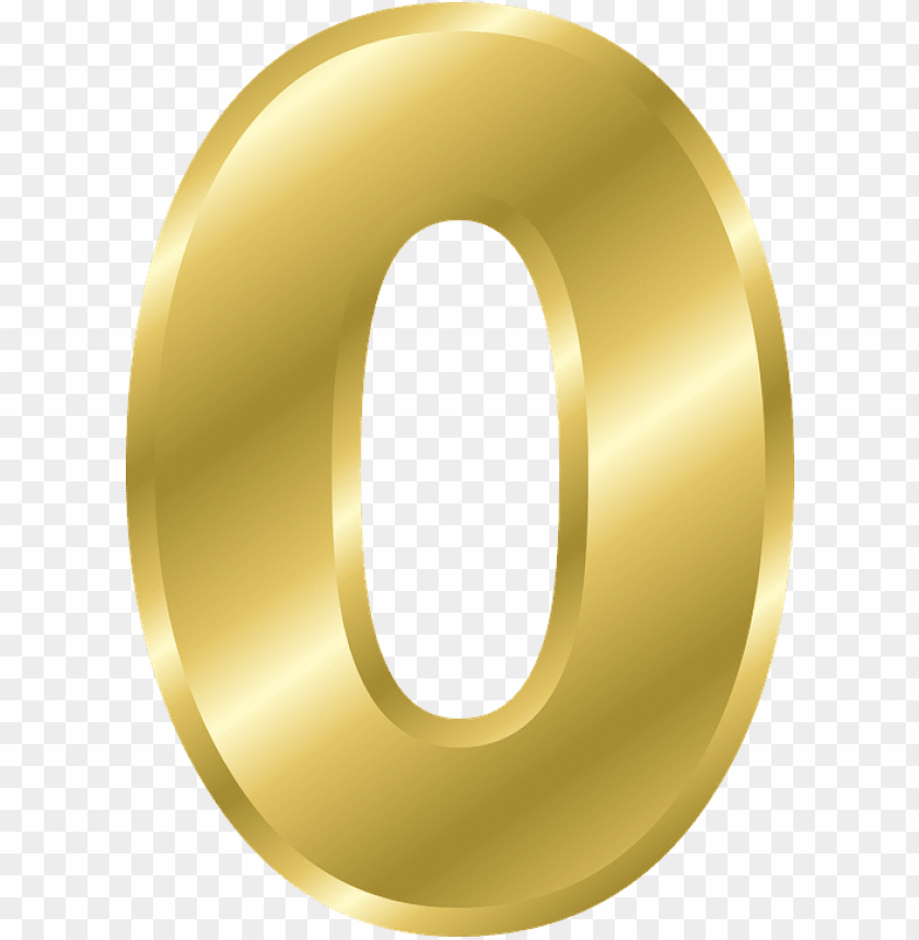 Free download | HD PNG umber gold number 0 PNG transparent with Clear ...