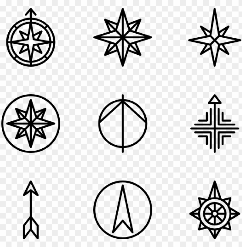 Free download | HD PNG north symbol icons with arrows png PNG ...