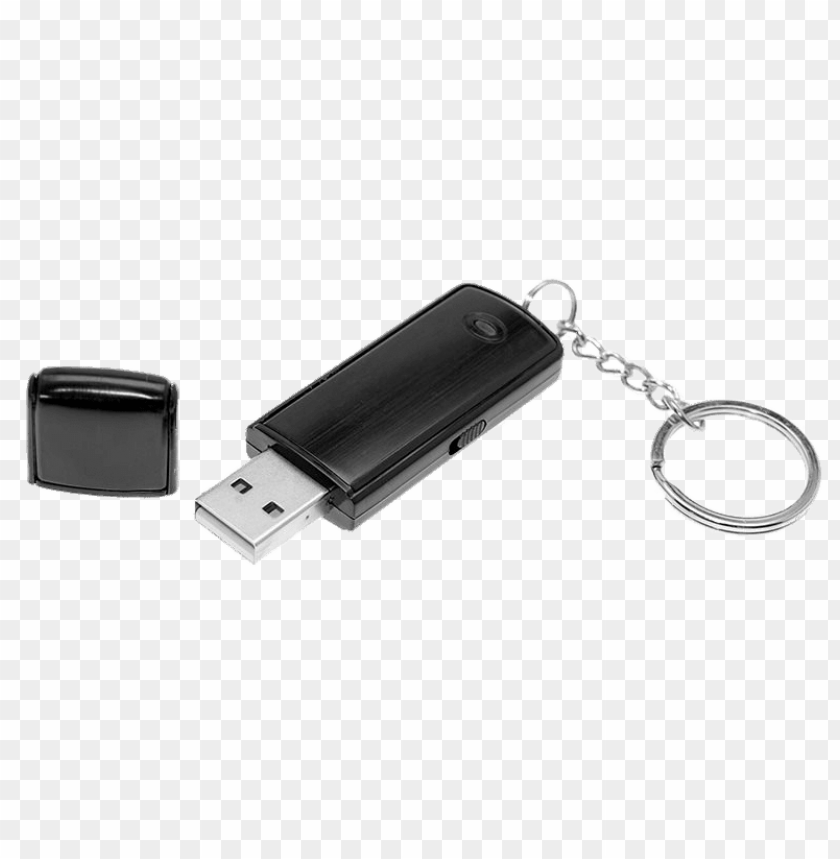 Free download | HD PNG usb stick with keyring attachment | TOPpng