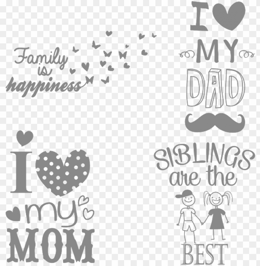 Free download | HD PNG use these sample images from the family quotes ...