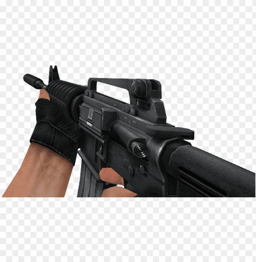 Free download | HD PNG v m4a1 source sil guns in hand PNG transparent ...