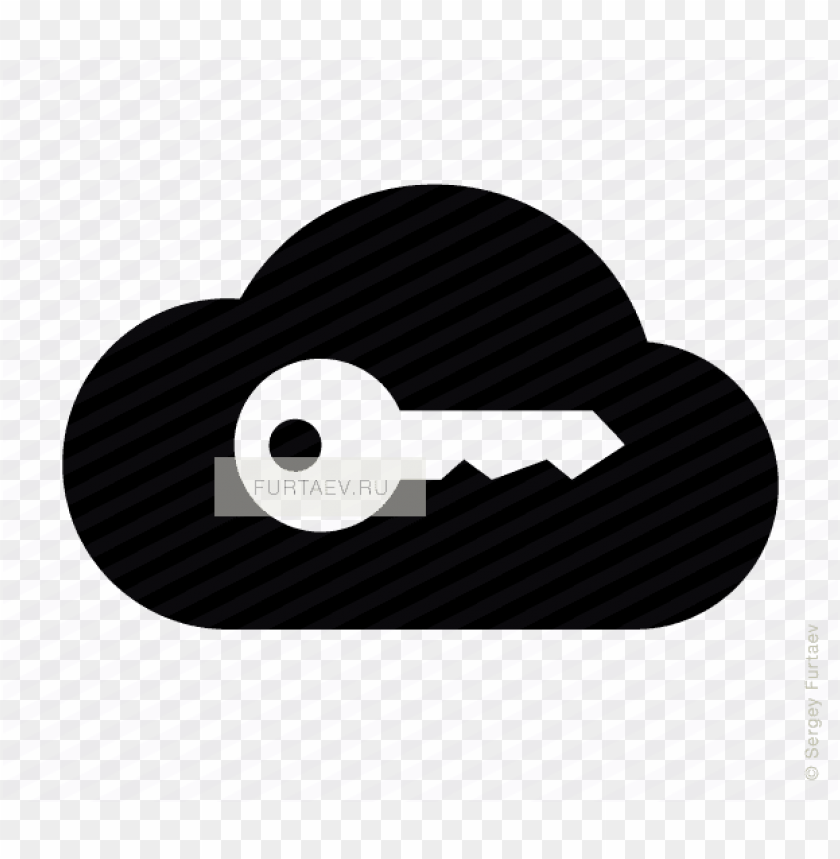 Free download | HD PNG vector icon of key over cloud icon png - Free ...