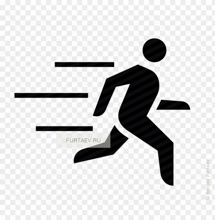 Free download | HD PNG vector icon of running male person with motion ...