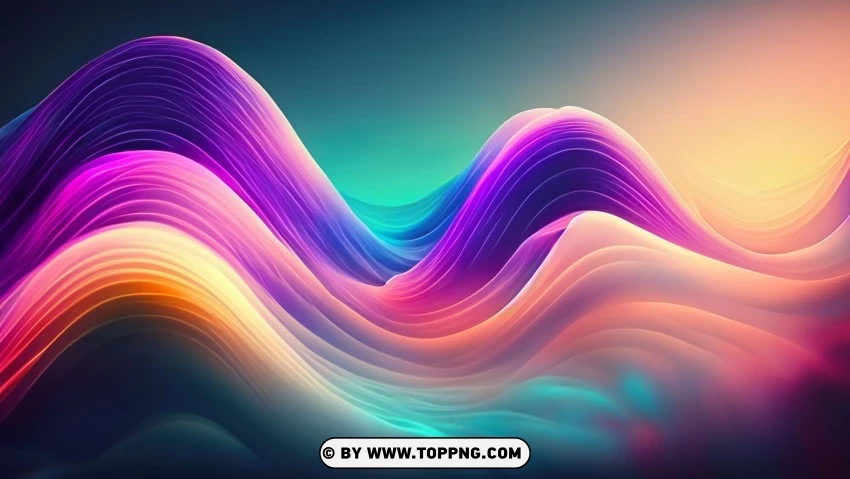 Free download | HD PNG vibrant 4k motion dynamic colorful waves ...