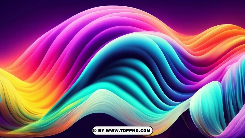 Free download | HD PNG vibrant and dynamic waves of colors 4k wallpaper ...
